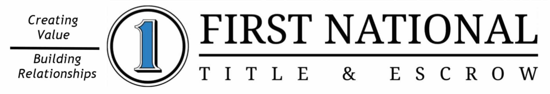 First National Title & Escrow – Title Company, Real Estate Attorneys ...